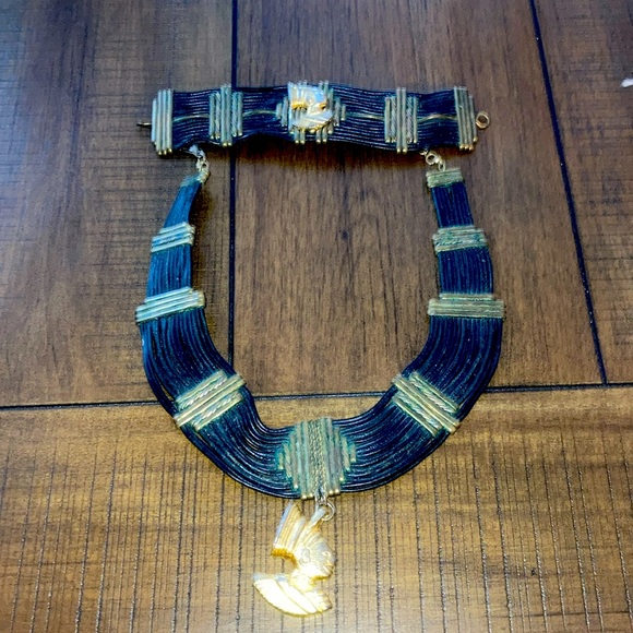 Alexis Kirk | Jewelry | Vintage Rare Alexis Kirk 7s Leather Brass And ...